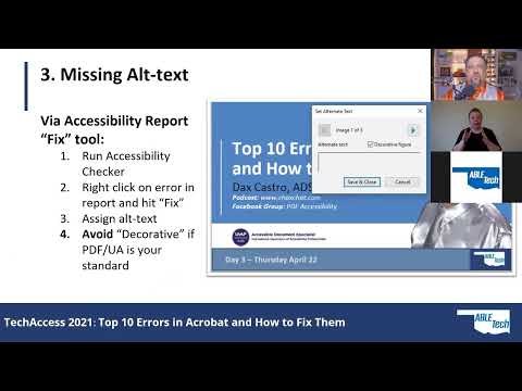 Session 7: Top 10 Errors in Acrobat and How to Fix Them - Dax Castro