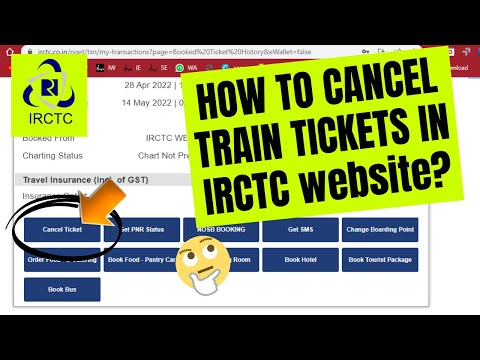 How to Cancel IRCTC train tickets in irctc website? | latest 2022| #irctc | #indianrailways