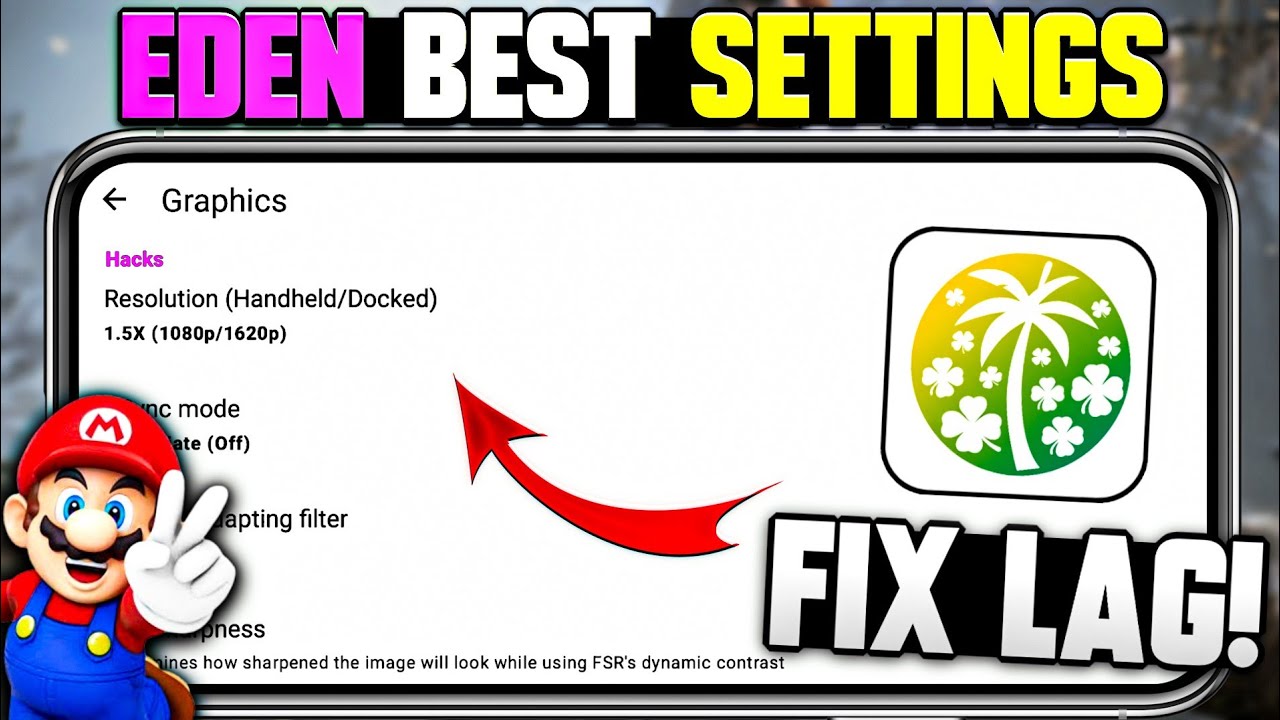 🔥 Eden emulator Best Settings For Android 2026 | Fix All Lags & Crashes In Eden Emulator Android