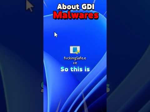 What Is a GDI Malware 🤔? #virus #tech #technology