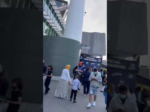 Pakistan ???????? vs India ???????? cricket match out side stadium MCG Melbourne Australia.