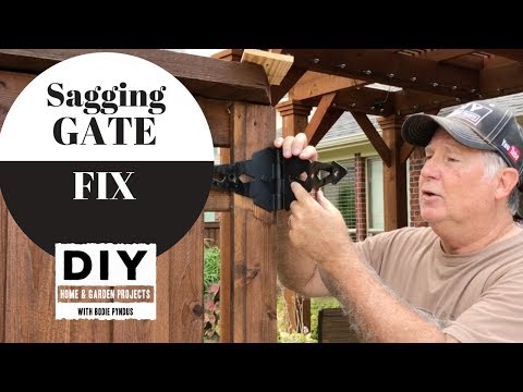 Gate Fix, How to repair a dragging gate – Rickel Toon