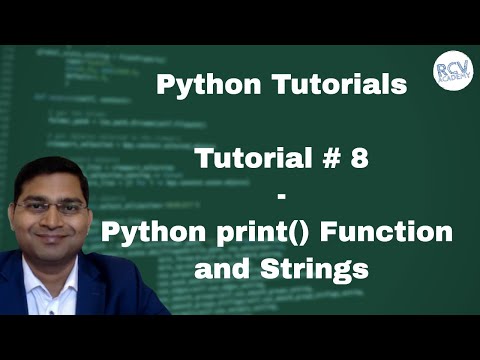 Python Beginner Tutorial #8 - Python print function | Python string formatting