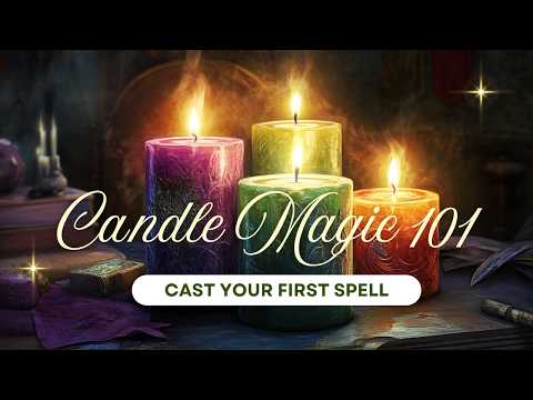Candle Magic for Beginners 🔥 How to Cast Your First Spell Step-by-Step (Wiccan Ritual Guide)