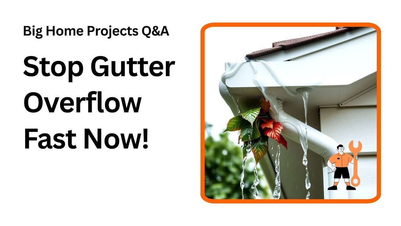 Stop Gutter Overflow at Corners Fast and Easy Fixes