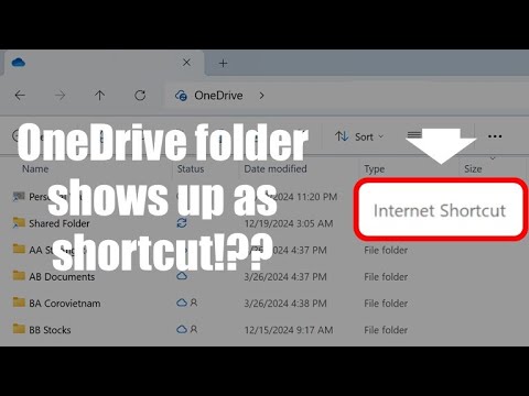 Fix OneDrive Shared Folders Turning Into Internet Shortcuts on Windows