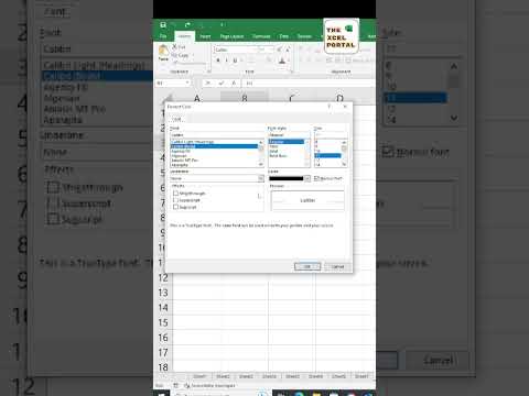 Excel :: How to use Superscript option