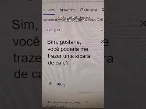 Aprendendo francês no Google tradutor