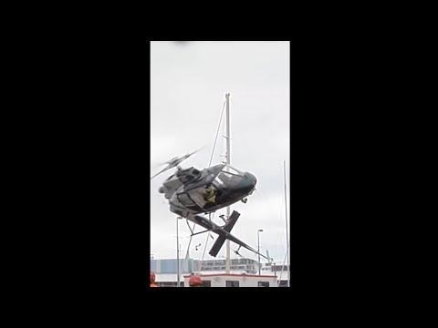 Helicopter Crash of the Day (He Survived)!