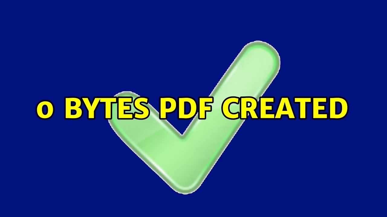 0 bytes PDF created