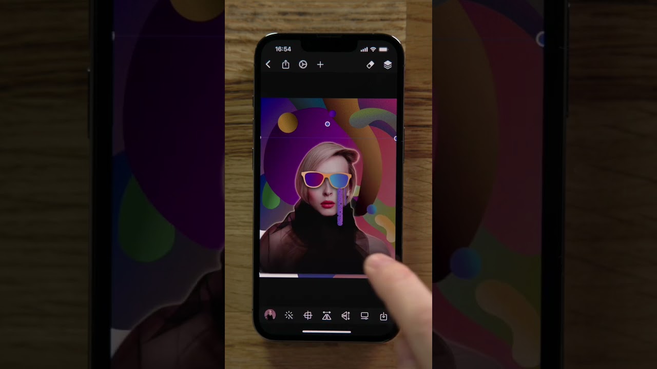 Free template on Creatic app