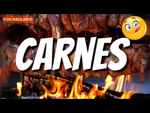 MEAT Spanish Vocabulary | Names of types of meat in Spanish | Spanish Pronunciation Practice
