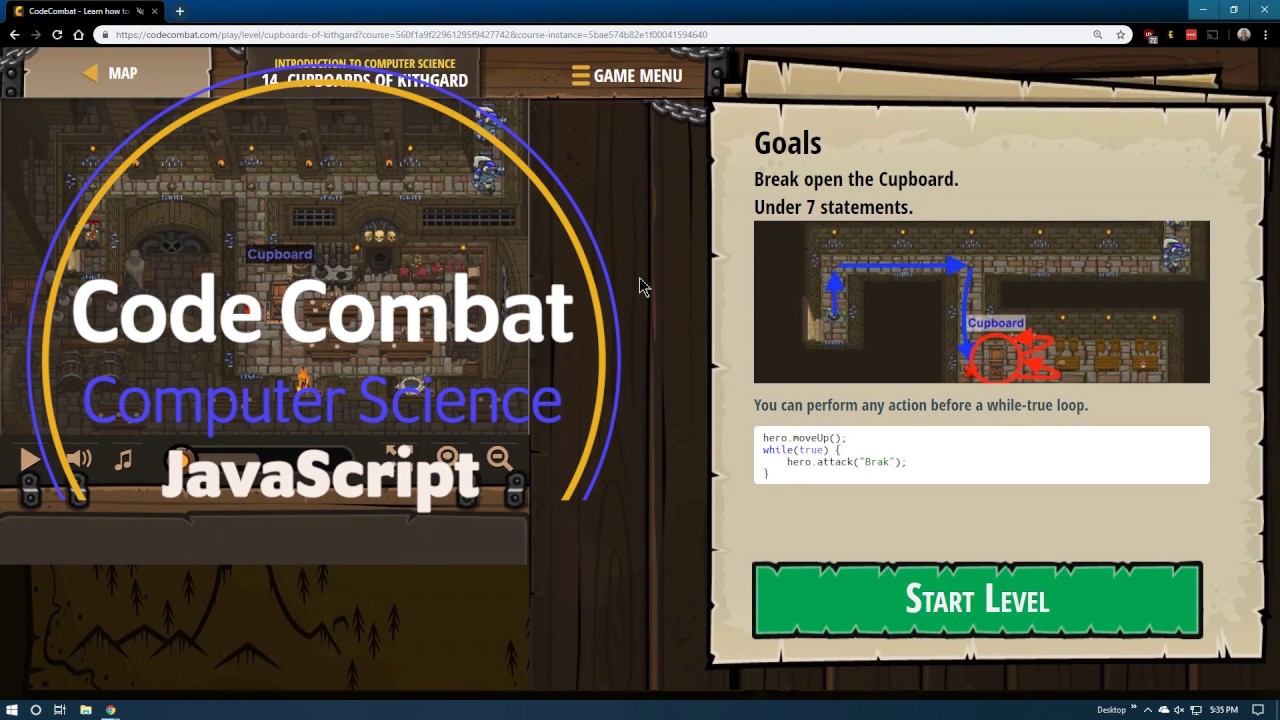 Code Combat - Level 14 JavaScript Tutorial with Solution