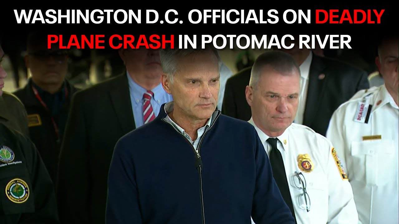 Deadly American Airlines plane crash: Washington D.C. officials Thursday morning update | FULL VIDEO