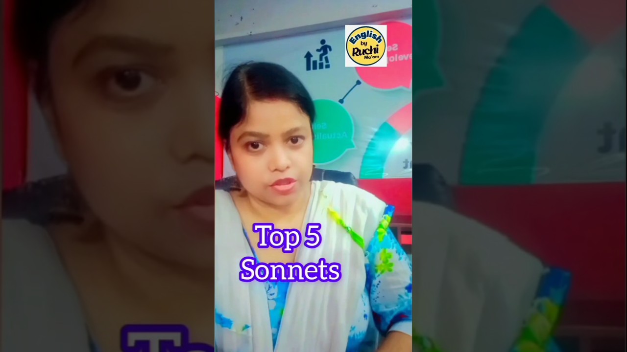 Top 5 Sonnets by Shakespeare  @Englishner