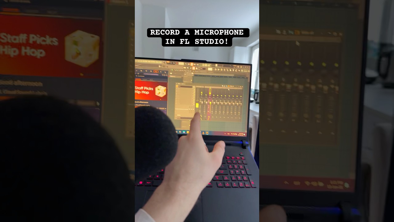 How to record a microphone in fl studio #flstudio #microphone #howtorecordmicrophoneinflstudio #fl