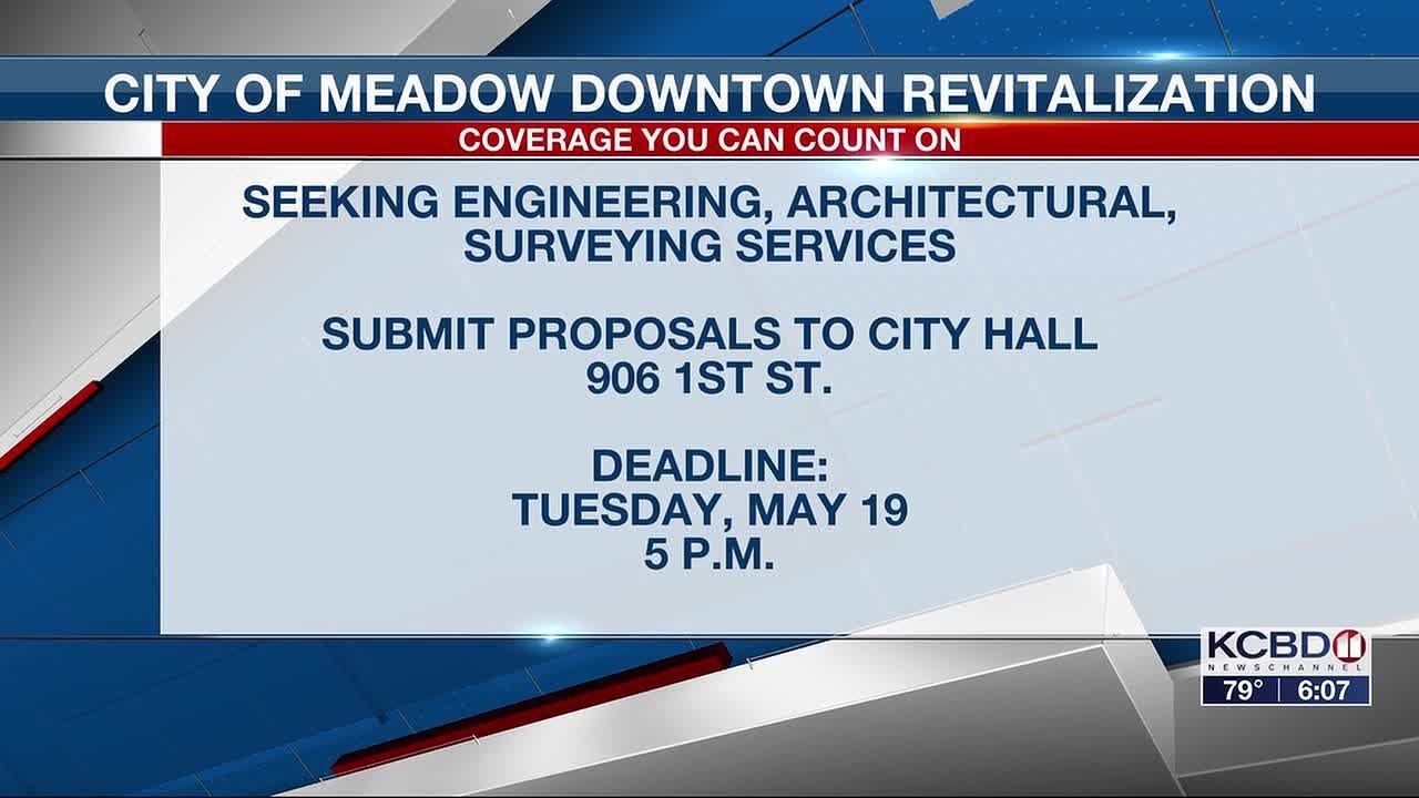 Meadow seeks contractors for town square revitalization project