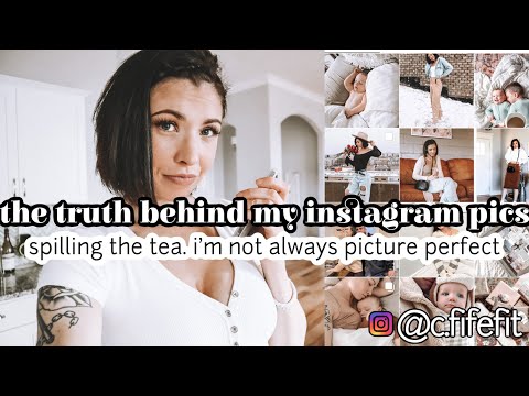IG vs. Reality / telling the truth about some of my pictures on instagram @c.fifefit