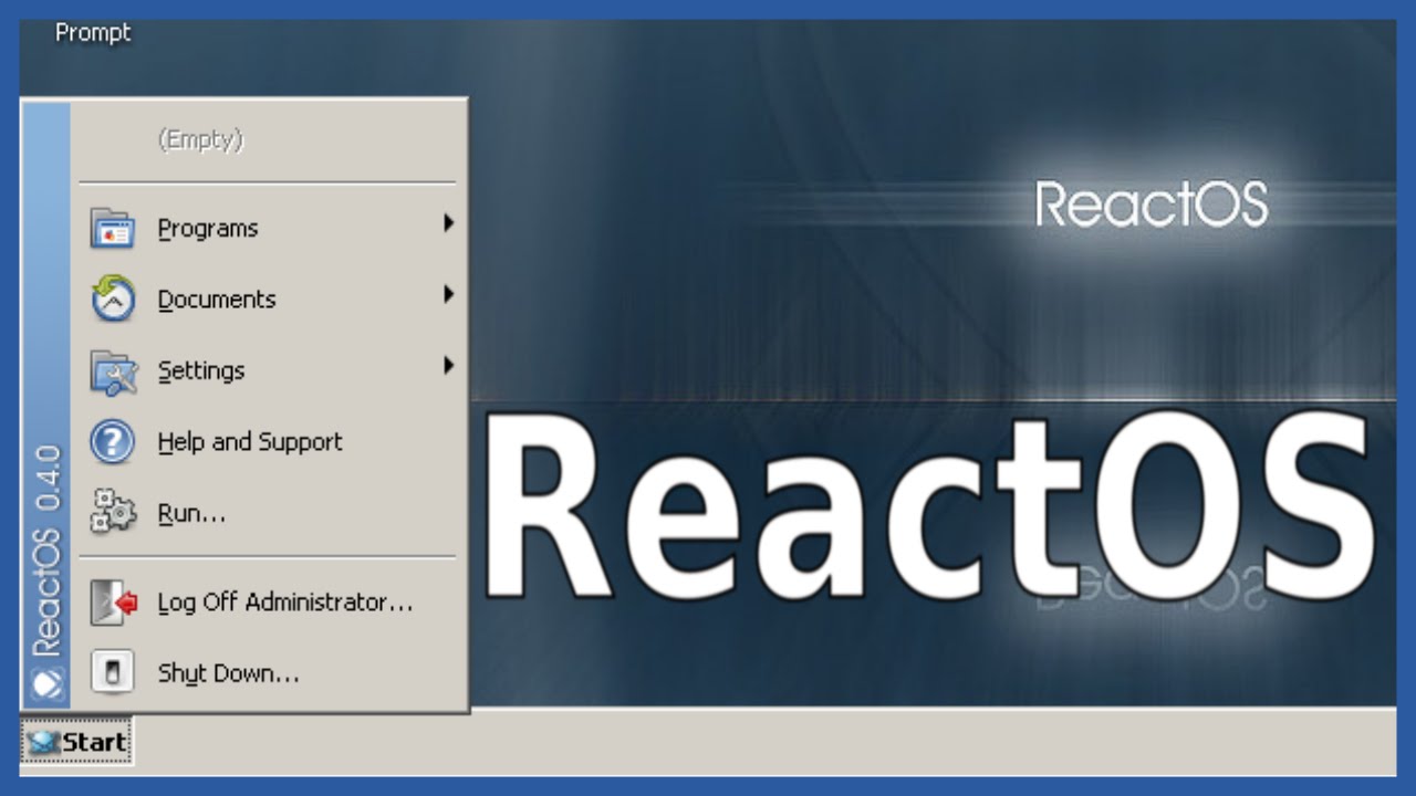 ReactOS 0.4 How to Install and EXE support