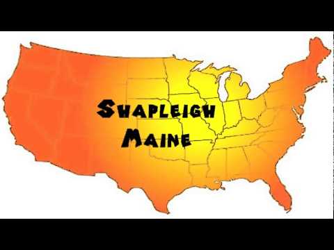 How to Say or Pronounce USA Cities — Shapleigh, Maine