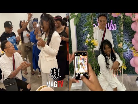 Lil Bibby's Brother Shawn Proposes To "GF" Miaisha! đź’Ť