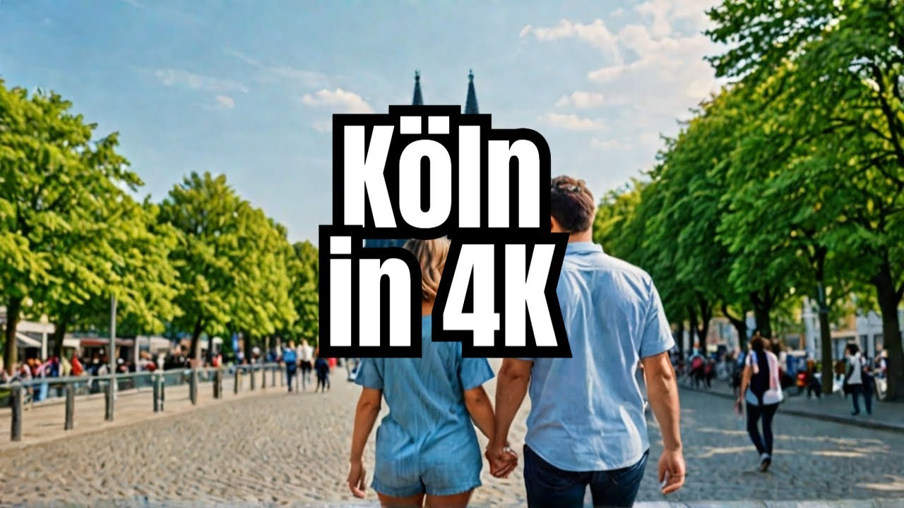 Köln erleben: Spaziergang vom Mediapark zum Herkulesberg und Köln Turm | Neustadt-Nord 4K