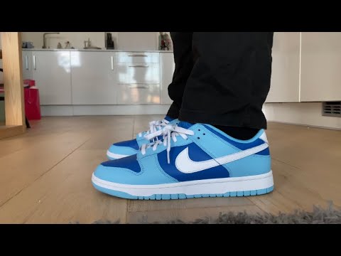 Nike Dunk Low White Argon Blue review and on feet