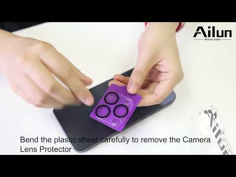 [Ailun] How to install camera lens protector on iPhone 15 Pro/15 Pro Max