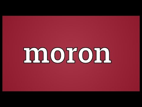 Moron Meaning