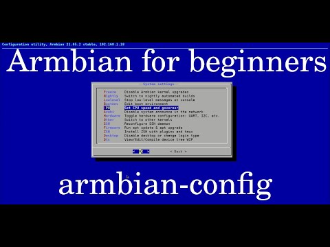 Armbian for beginners / armbian-config