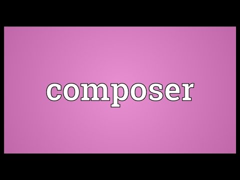 Composer Meaning