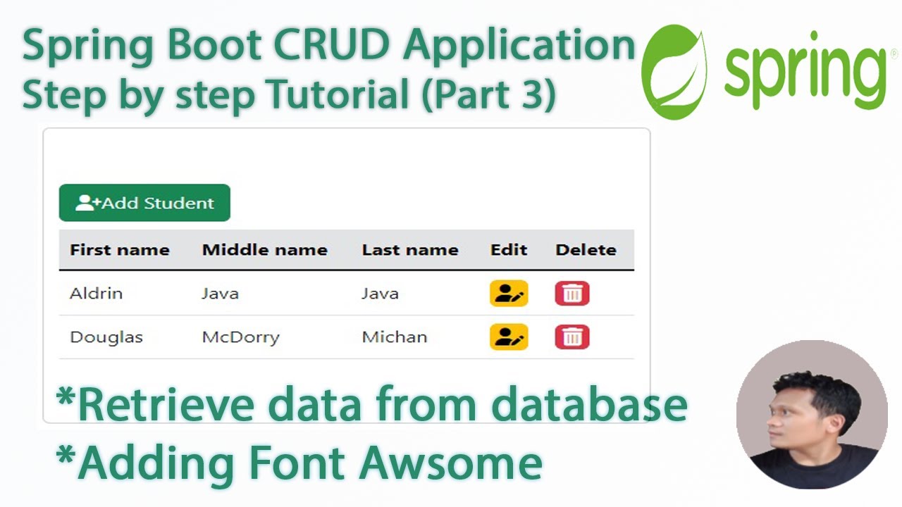 Spring Boot CRUD Tutorial #3: Retrieve data from MySQL Database Step by step Tutorial