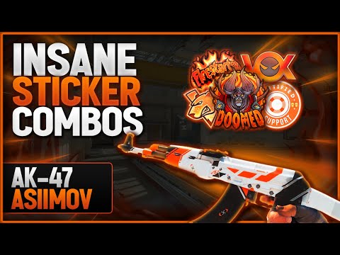 Ak-47 Asiimov: Best Sticker Combos in CS2