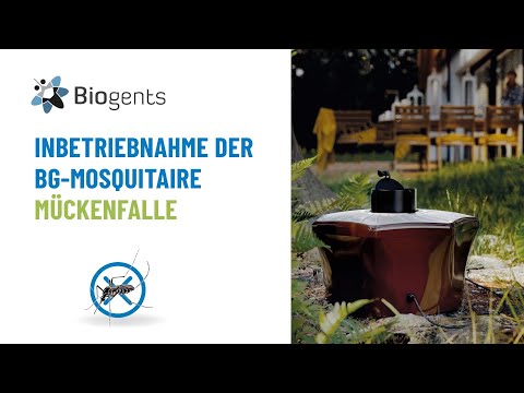 Inbetriebnahme der BG-Mosquitaire Mückenfalle