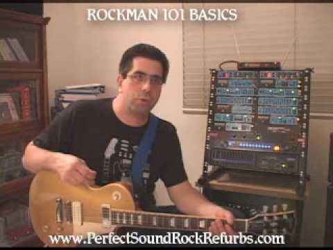 Perfect Sound Rock Refurbs Video #3 Rockman Presets 5 - 10 Rack Module - David Accomando - Sustainor