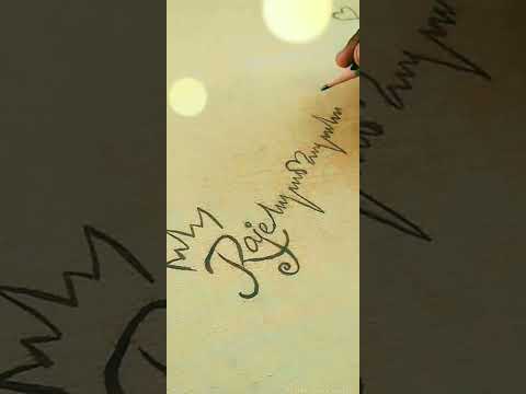 Name art ❤️✨️😻 Raji name 😍❤️