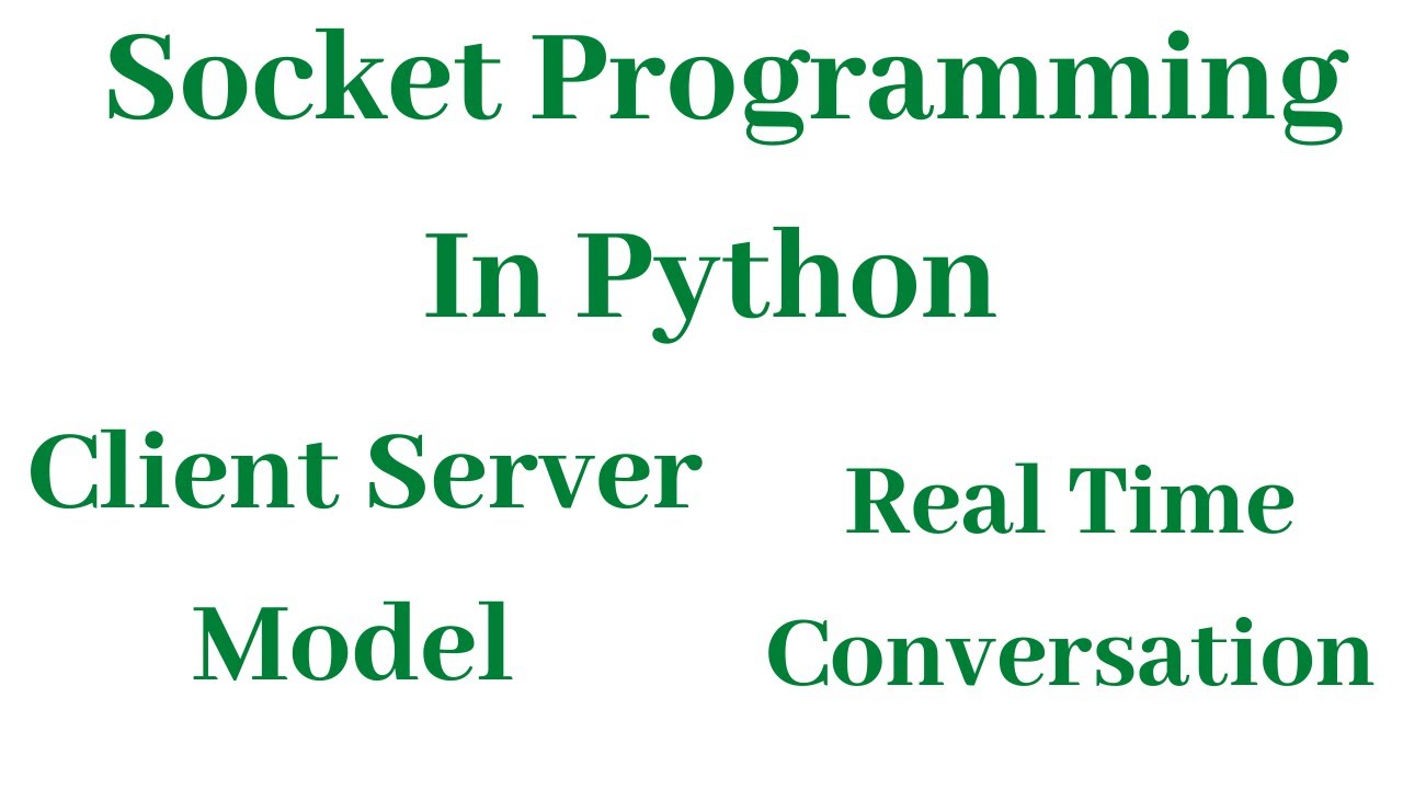 Client Server Model Real Time Chat In Socket Programming || PythonEpoint Tutorial