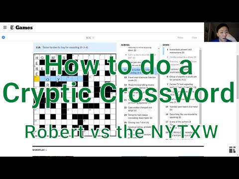 How to do a cryptic crossword || 12/27/20 NYT Cryptic Crossword