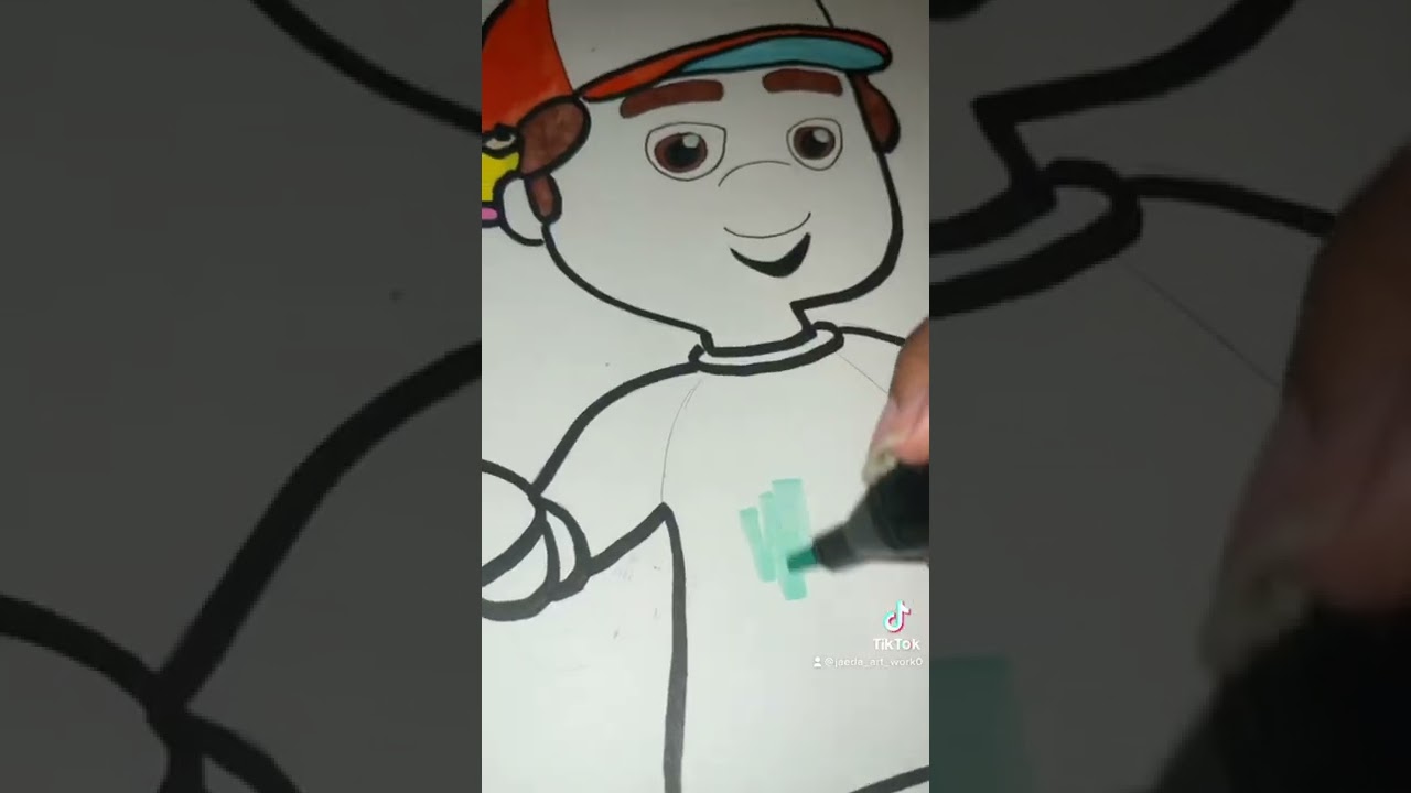 Drawing Manny From Handy Manny #drawing #shorts