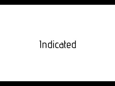 How to pronounce Indicated / Indicated pronunciation