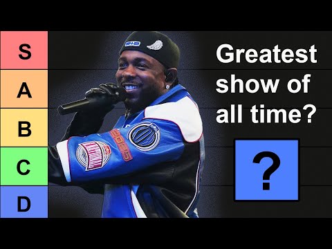 Kendrick Lamar Halftime Show Review (Tier List Update)