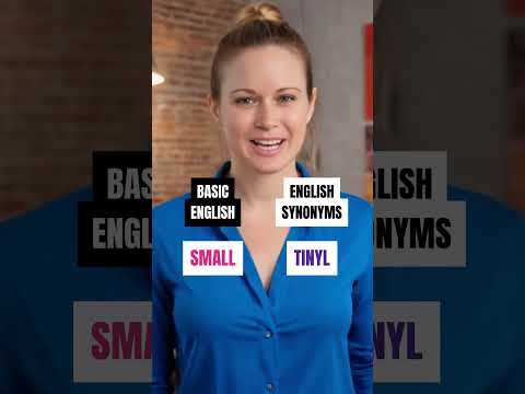 Learn 5 Basic English Words and Their Synonyms