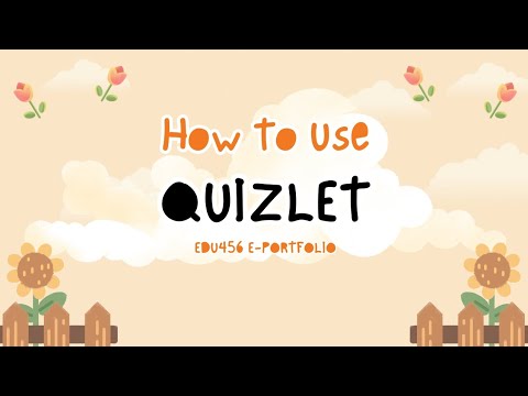 Quizlet Tutorial | EDU456