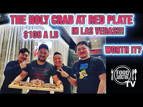 The Holy Crab at Red Plate Monster 10lb Alaskan King Crab Is It Worth It? Red Plate Las Vegas Review