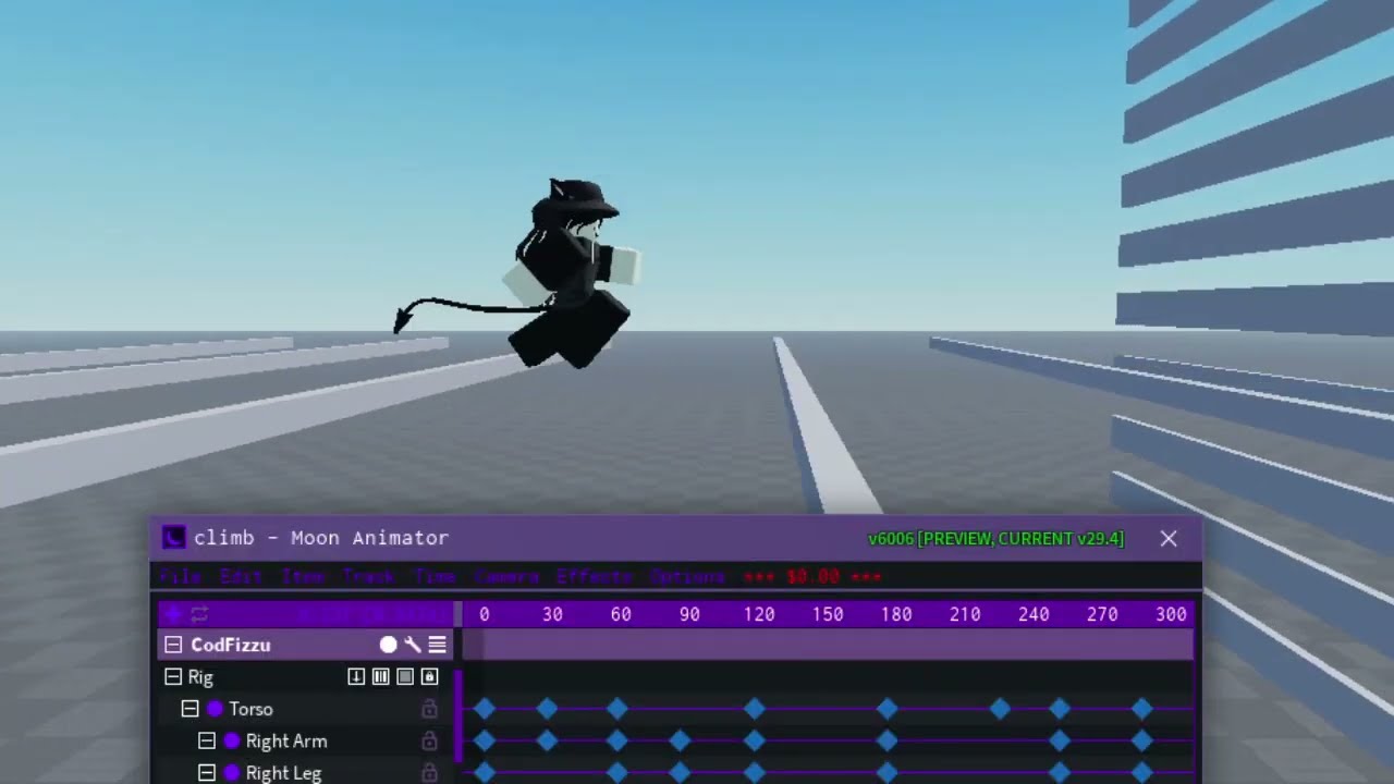 Tail animation test | [Roblox Animation Compilation]
