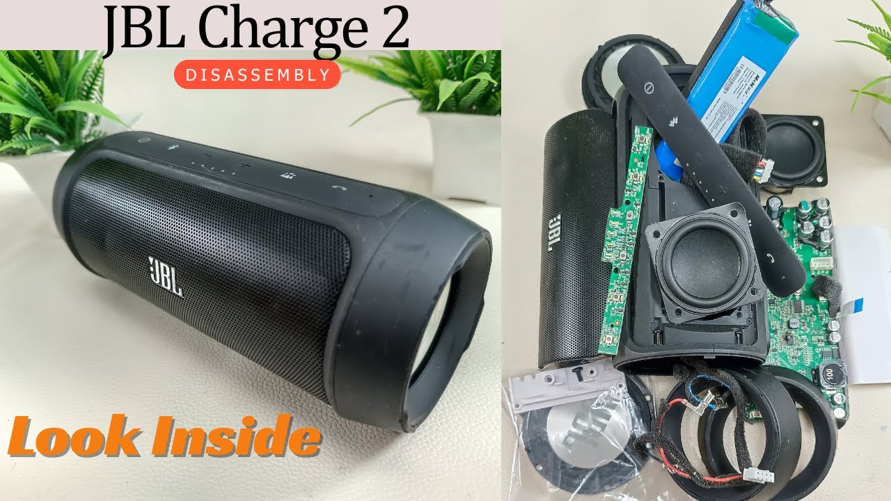 Full Teardown of JBL Charge 2 Bluetooth Speaker | How to Disassemble | Look Inside