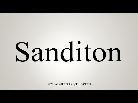 How To Pronounce Sanditon