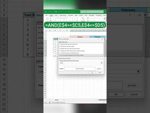 Create a Gantt Chart in Excel! Easy tutorial for beginners.