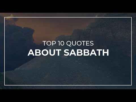 TOP 10 Quotes about Sabbath | Amazing Quotes | Quotes for the Day