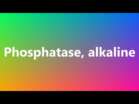 Phosphatase, alkaline - Medical Definition and Pronunciation